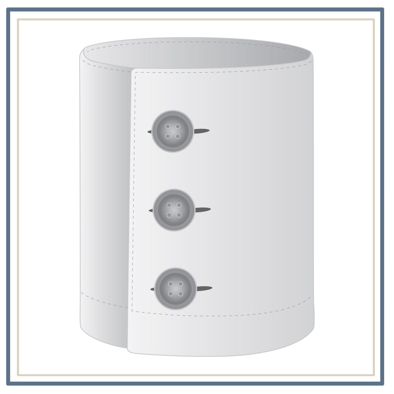 3 Button Squared Cuff | The Custom Shop Clothiers