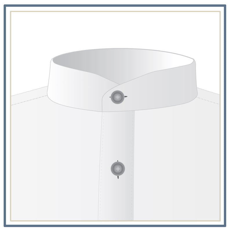 The Angled Band Collar | The Custom Shop Clothiers