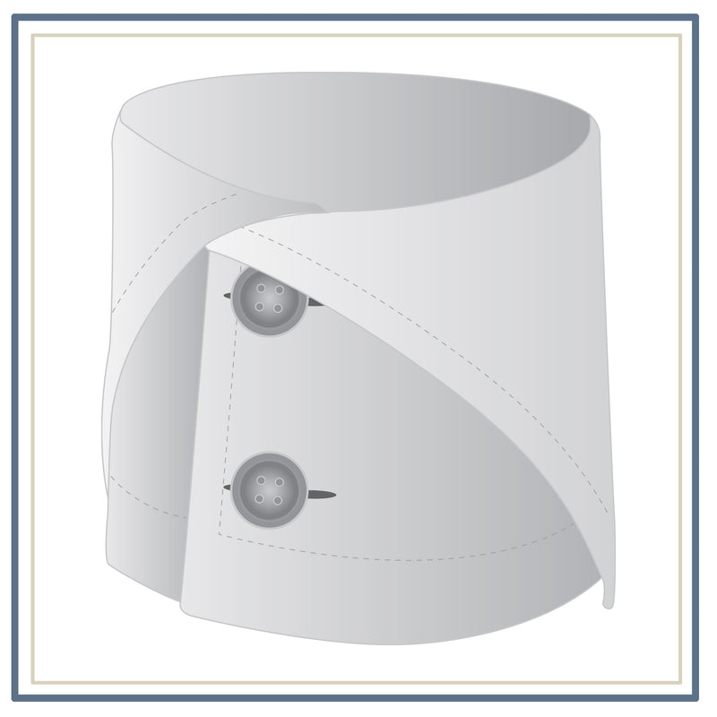 Double Button Folded Cuff | The Custom Shop Clothiers