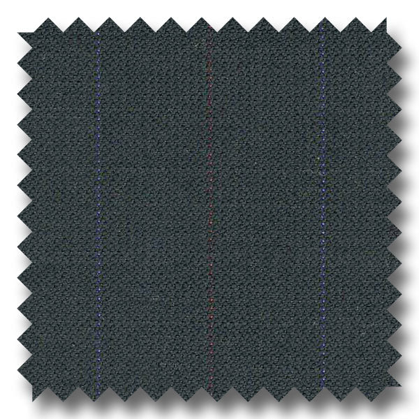Navy with Multi Color Stripe Super 130s Merino Wool – The Custom Shop ...
