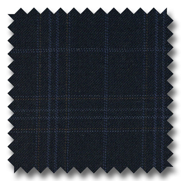 Navy Windowpane 100% Wool – The Custom Shop Clothiers