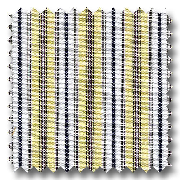 Stripe Poplin Maize and Multiple Colors - Custom Dress Shirt – The ...